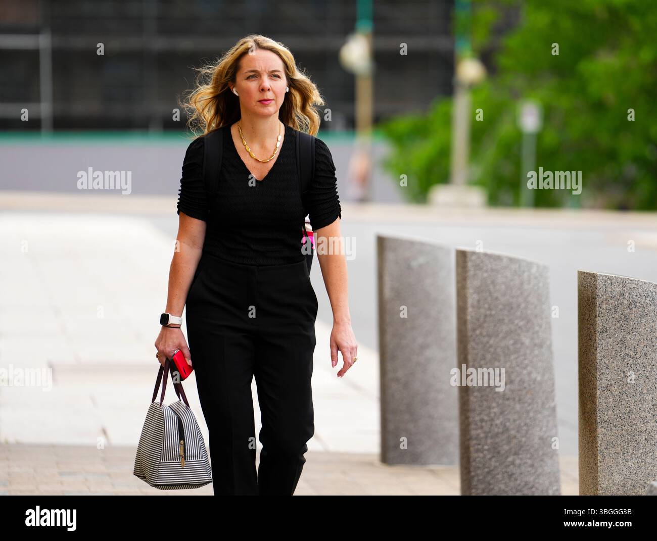 Ottawa, Canada. 05th June, 2025. Liberal member of Parliament Jenna Sudds arrives on Parliament ...