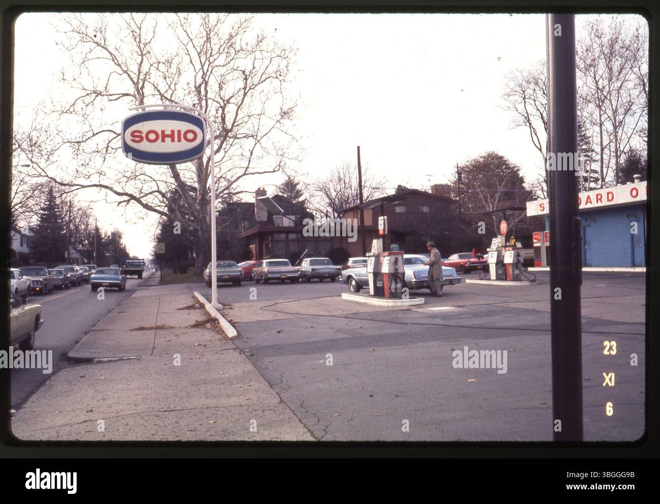 View of the Sohio (Standard Oil of Ohio) gas station located at the ...