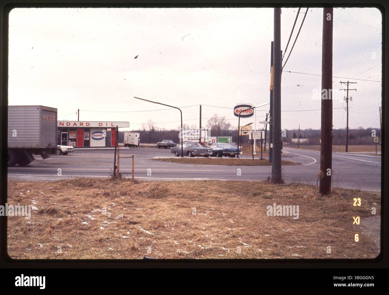 This photo from November 23, 1976 shows Fred's Sohio (Standard Oil of ...