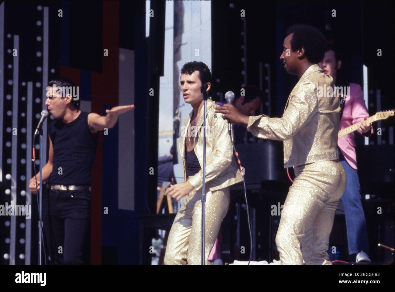 The band Sha Na Na performs at the Ohio State Fair, circa 1977-1981 ...