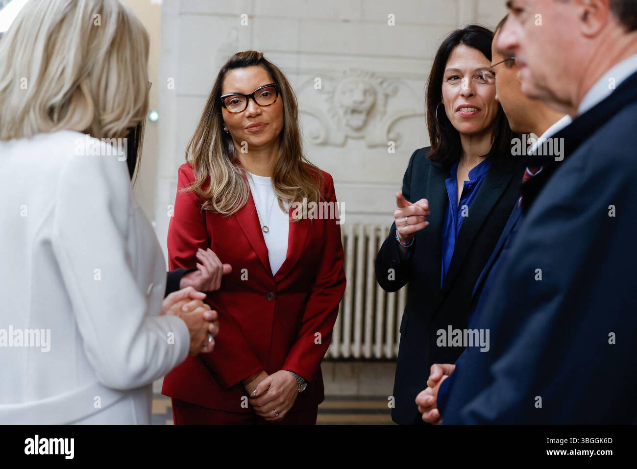 Paris, France. 05th June, 2025. Brigitte Macron and Rosangela Lula da ...