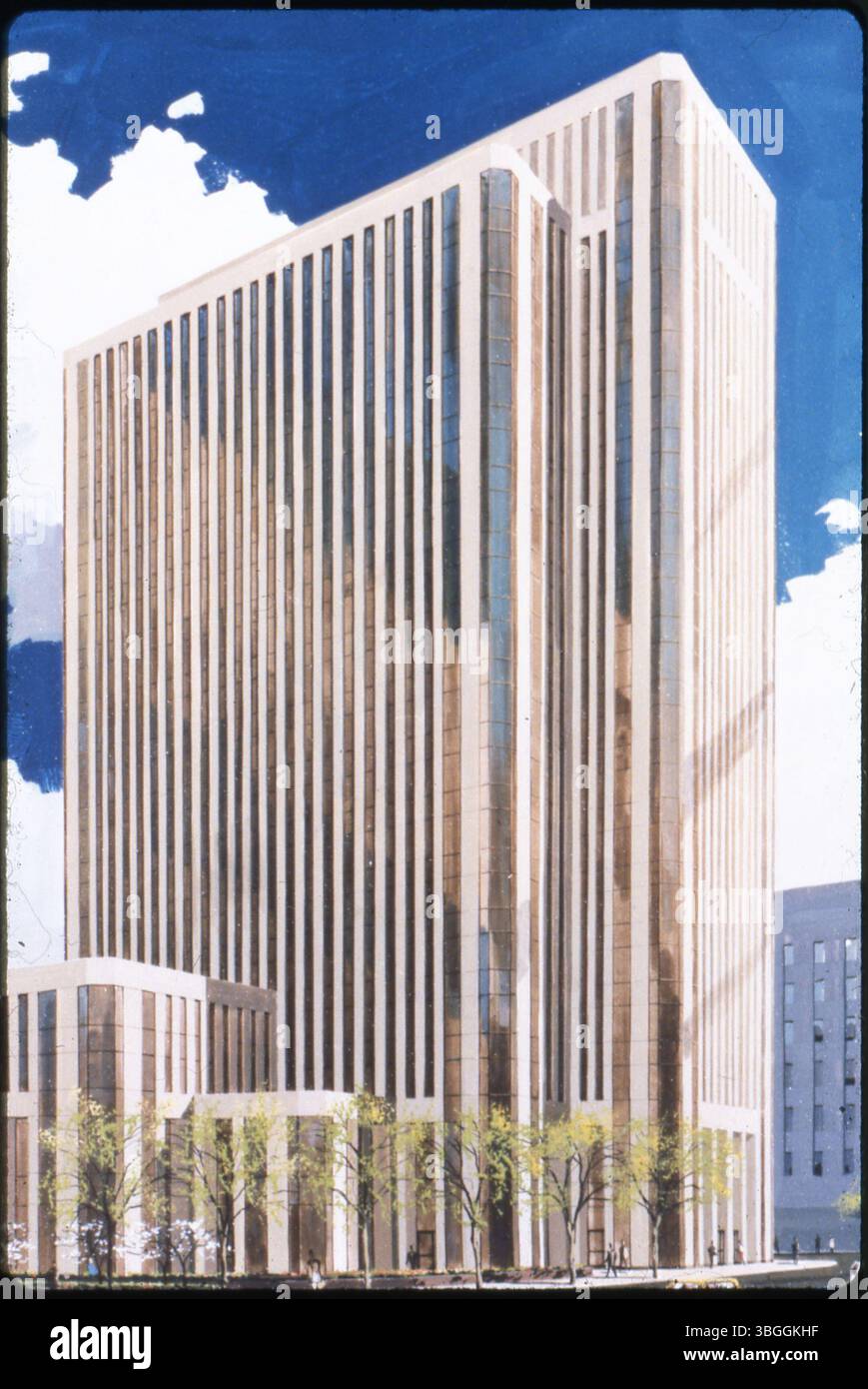 An artist's rendering of the Two Nationwide Plaza building, located at ...