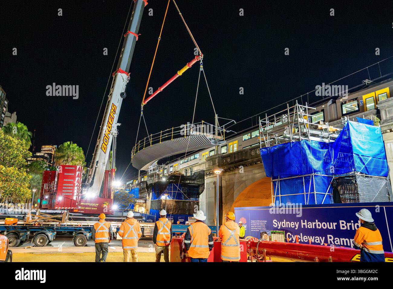 New steel bridge being built installed hi-res stock photography and ...