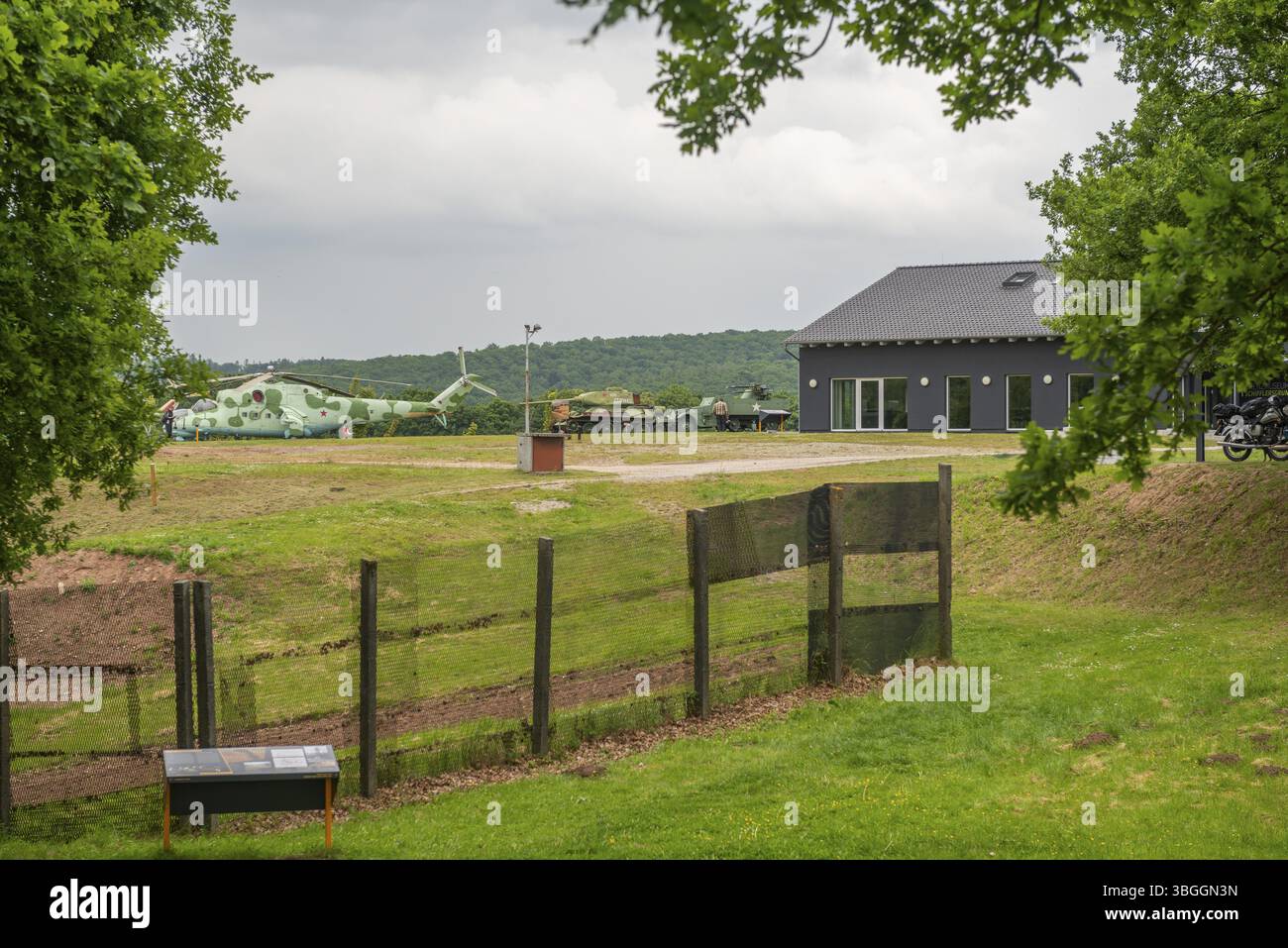 Schifflersgrund border museum memorial on the former border between the ...