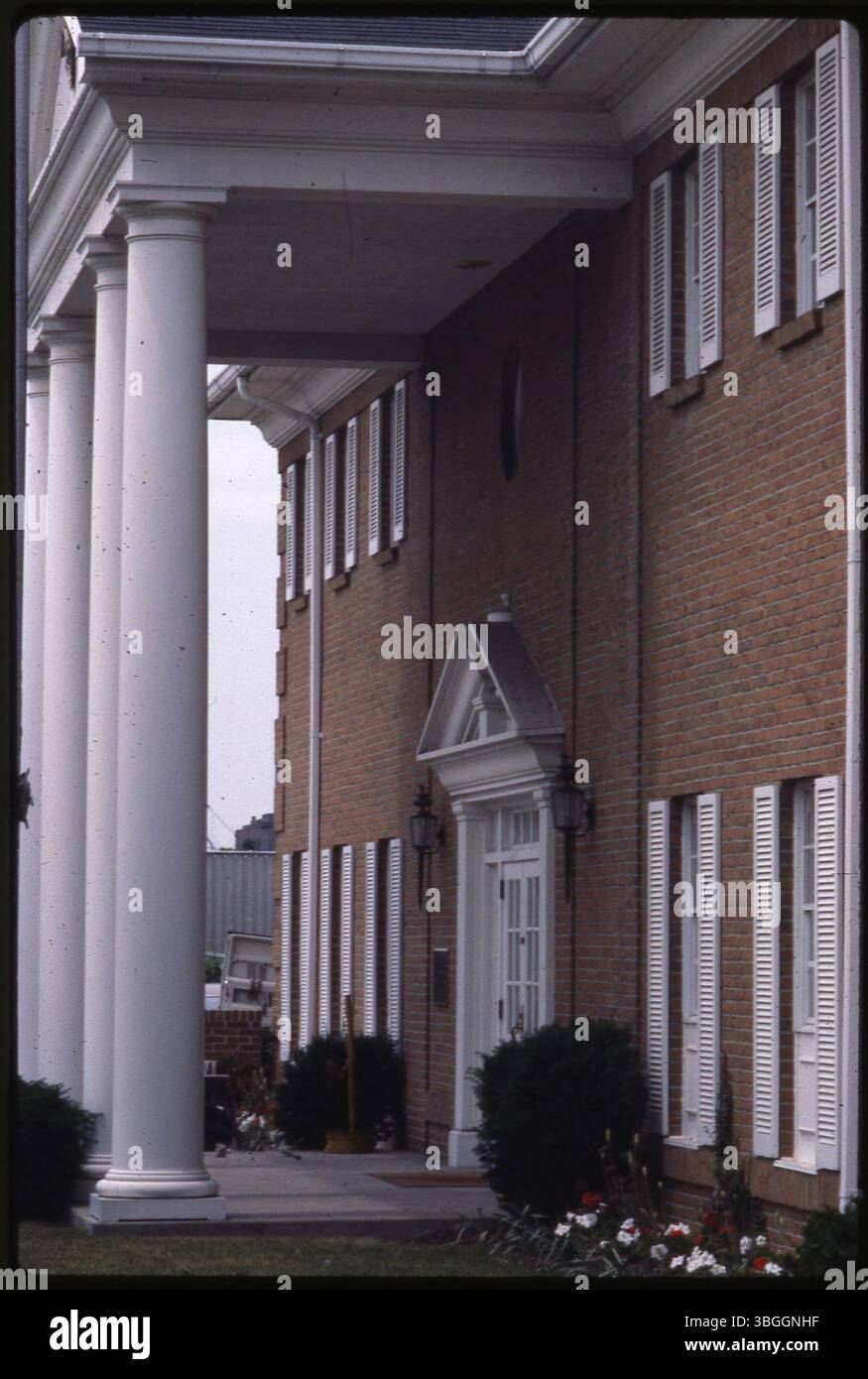 A view of 200 East Rich Street, built in 1970. Known as the C.V. Perry ...