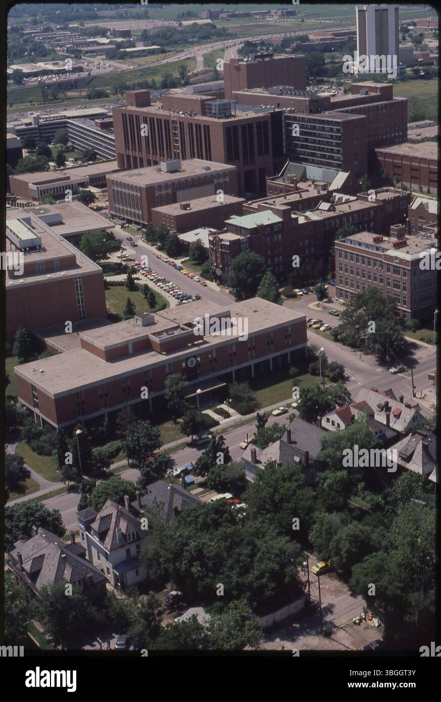 An aerial view of the Ohio State University Medical Center taken ...