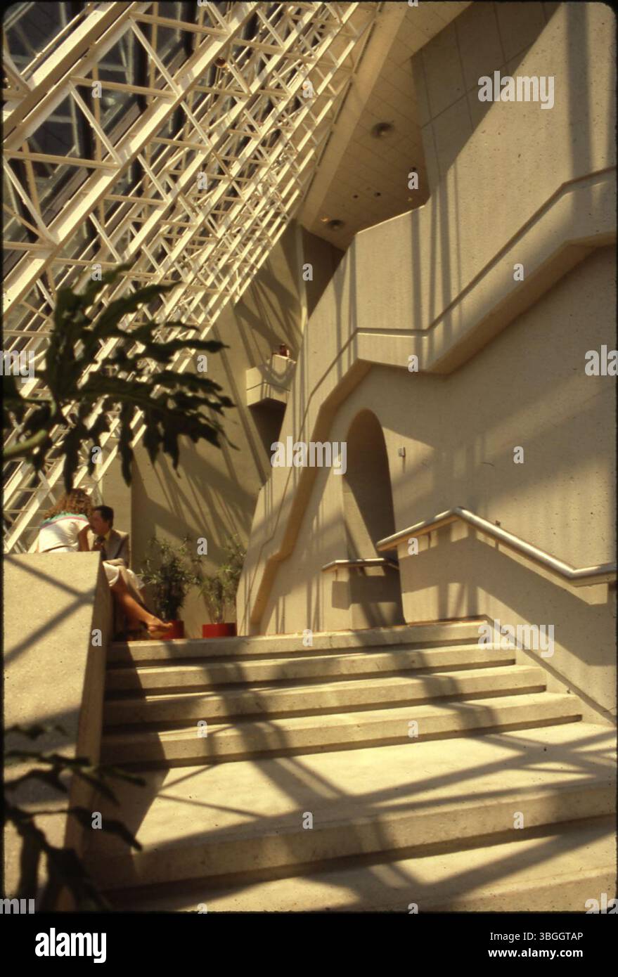 Interior atrium of the Ohio Center in Columbus, Ohio, opened on ...