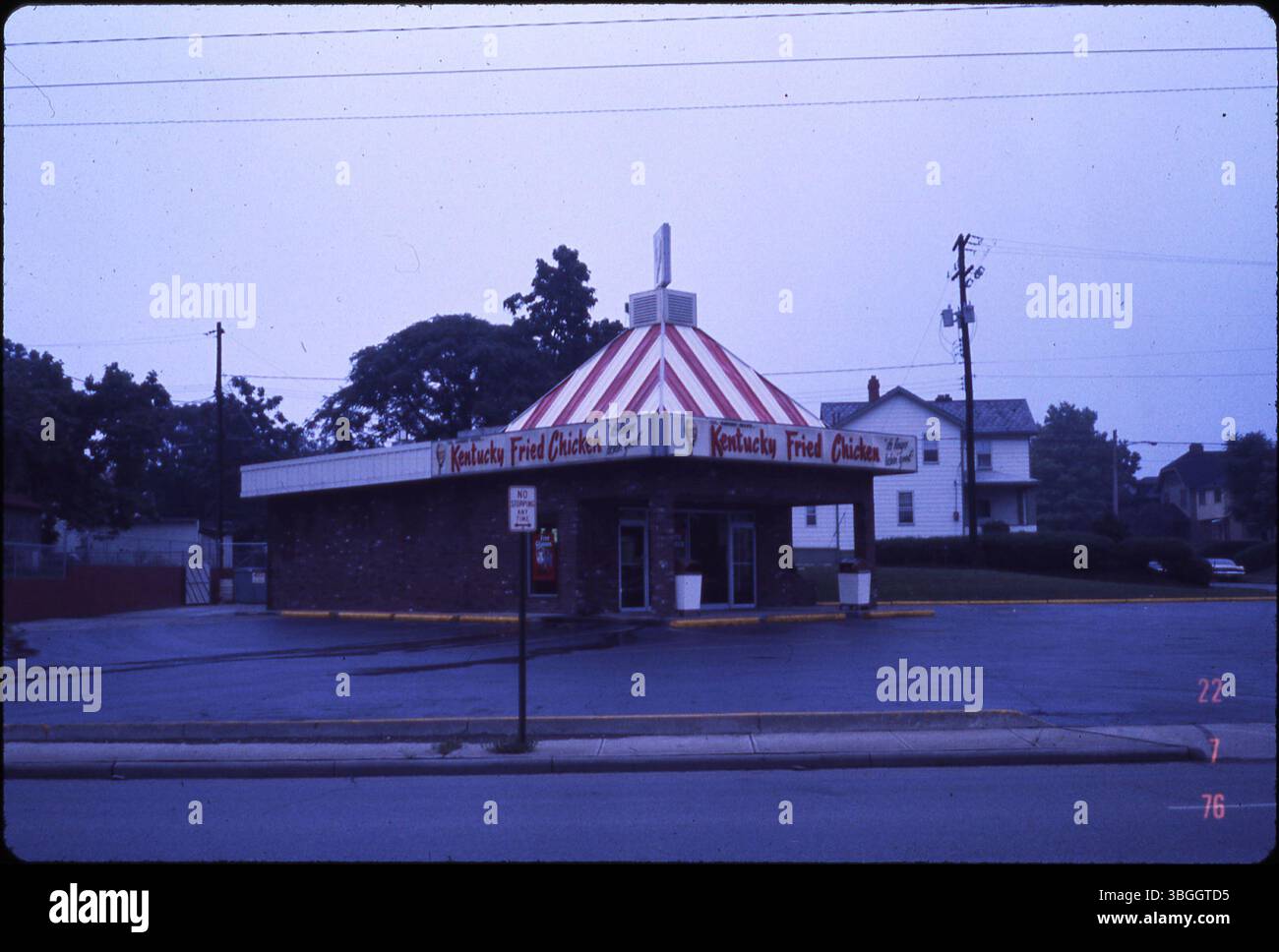 A 1976 image of the Kentucky Fried Chicken restaurant located at the ...