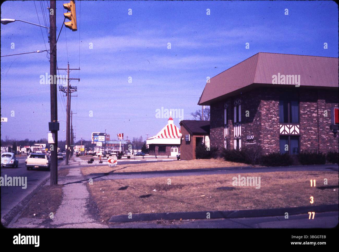 This 1977 photograph shows the Kentucky Fried Chicken restaurant ...