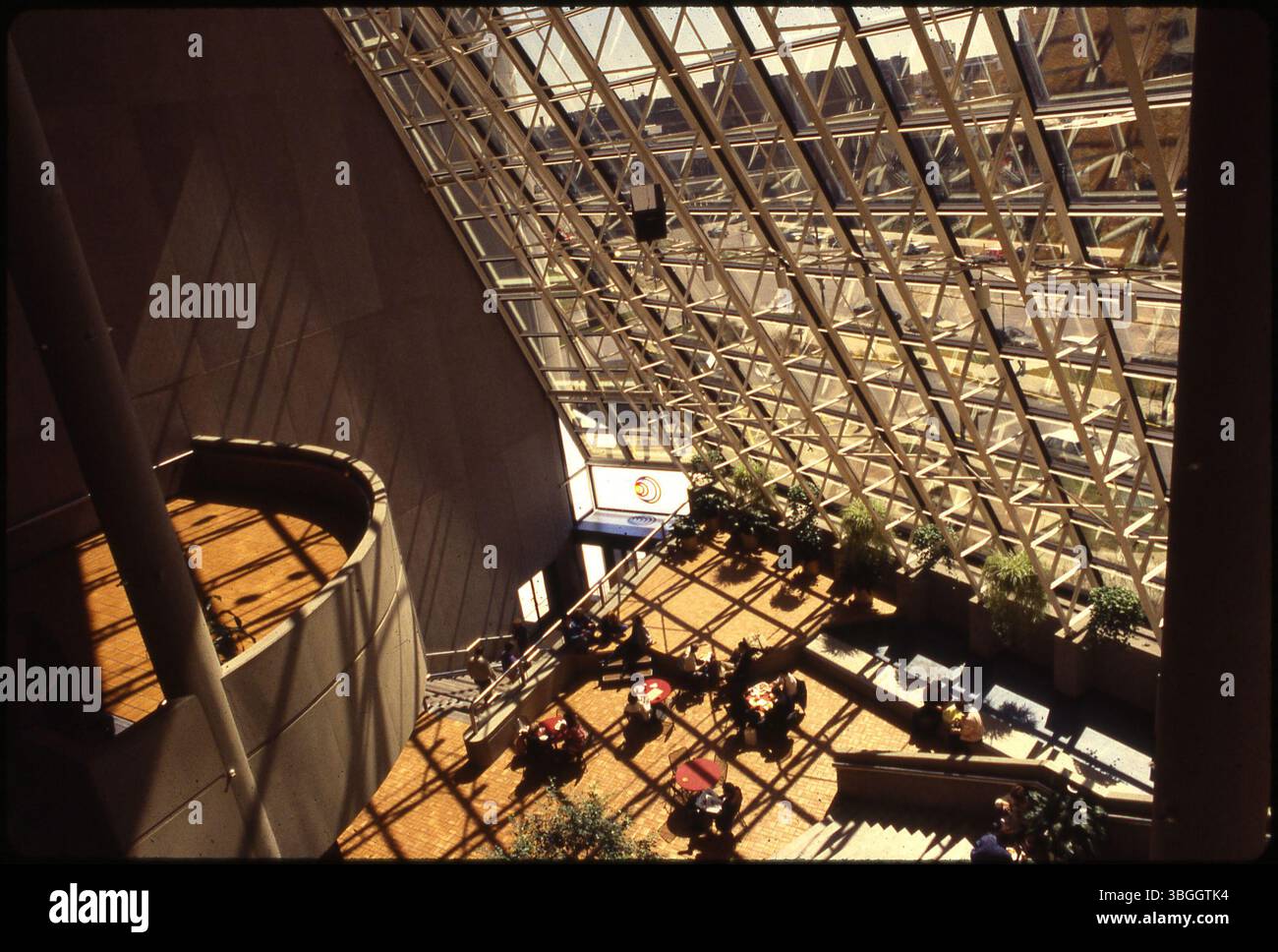 An interior view of the atrium of the Ohio Center, which opened on ...