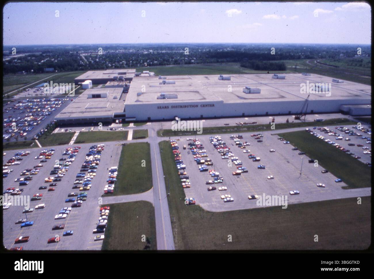 Aerial view of the Sears Distribution Center located at 4545 Fisher ...