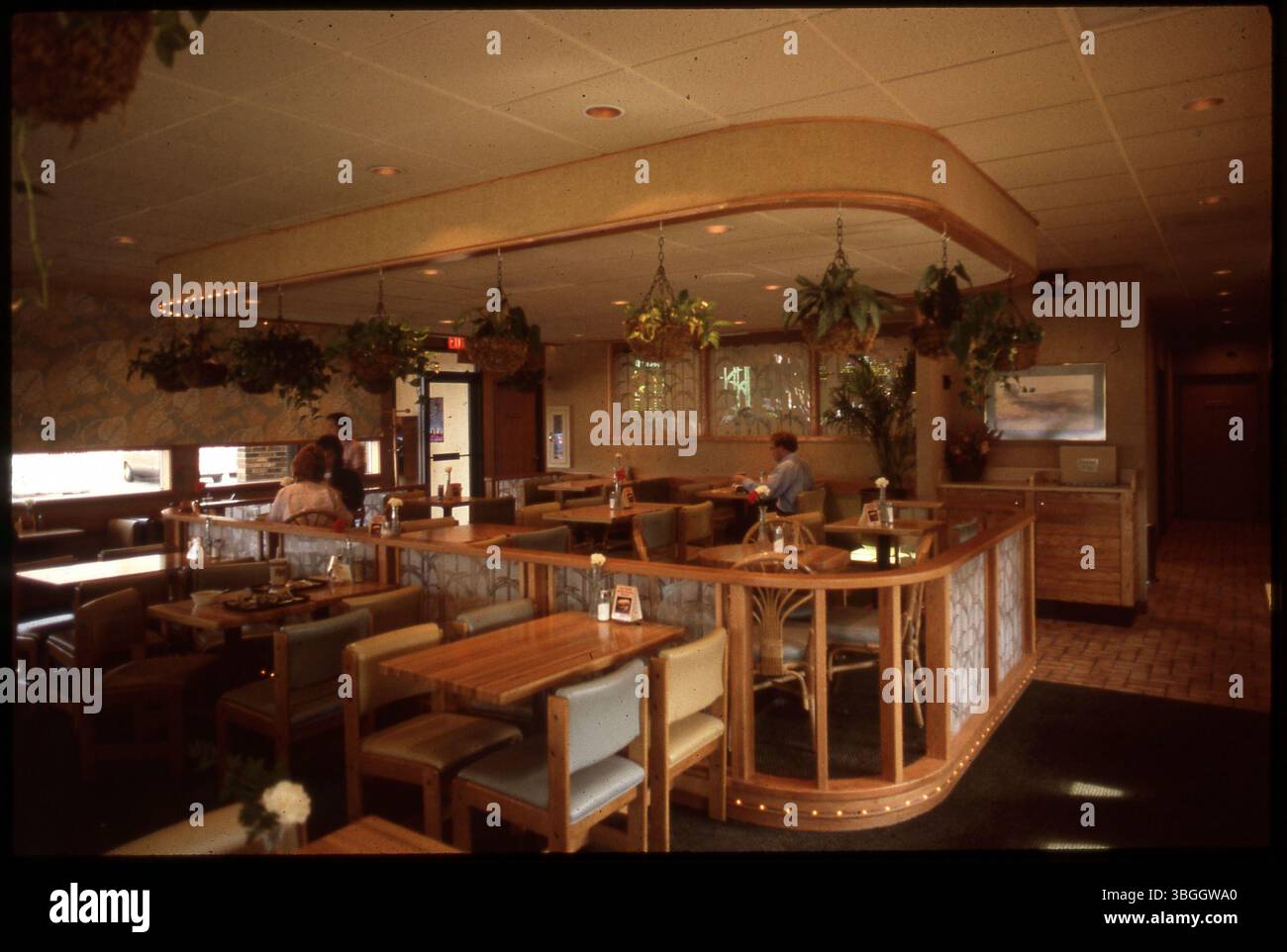 An interior view of the Rax Restaurant at 4710 Reed Road in 1984 ...