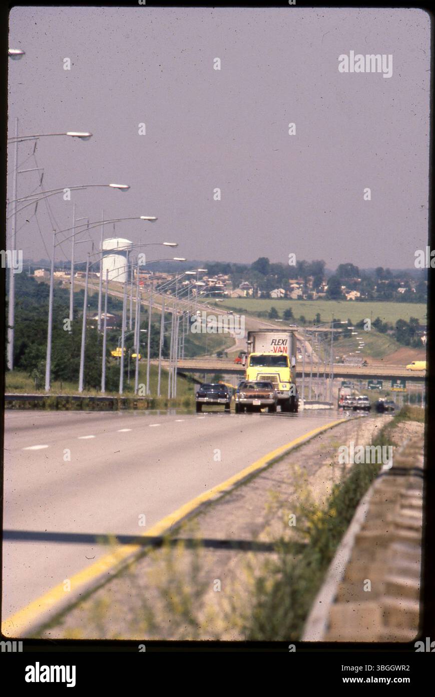 A view of Interstate 270, located approximately one mile from the exit ...