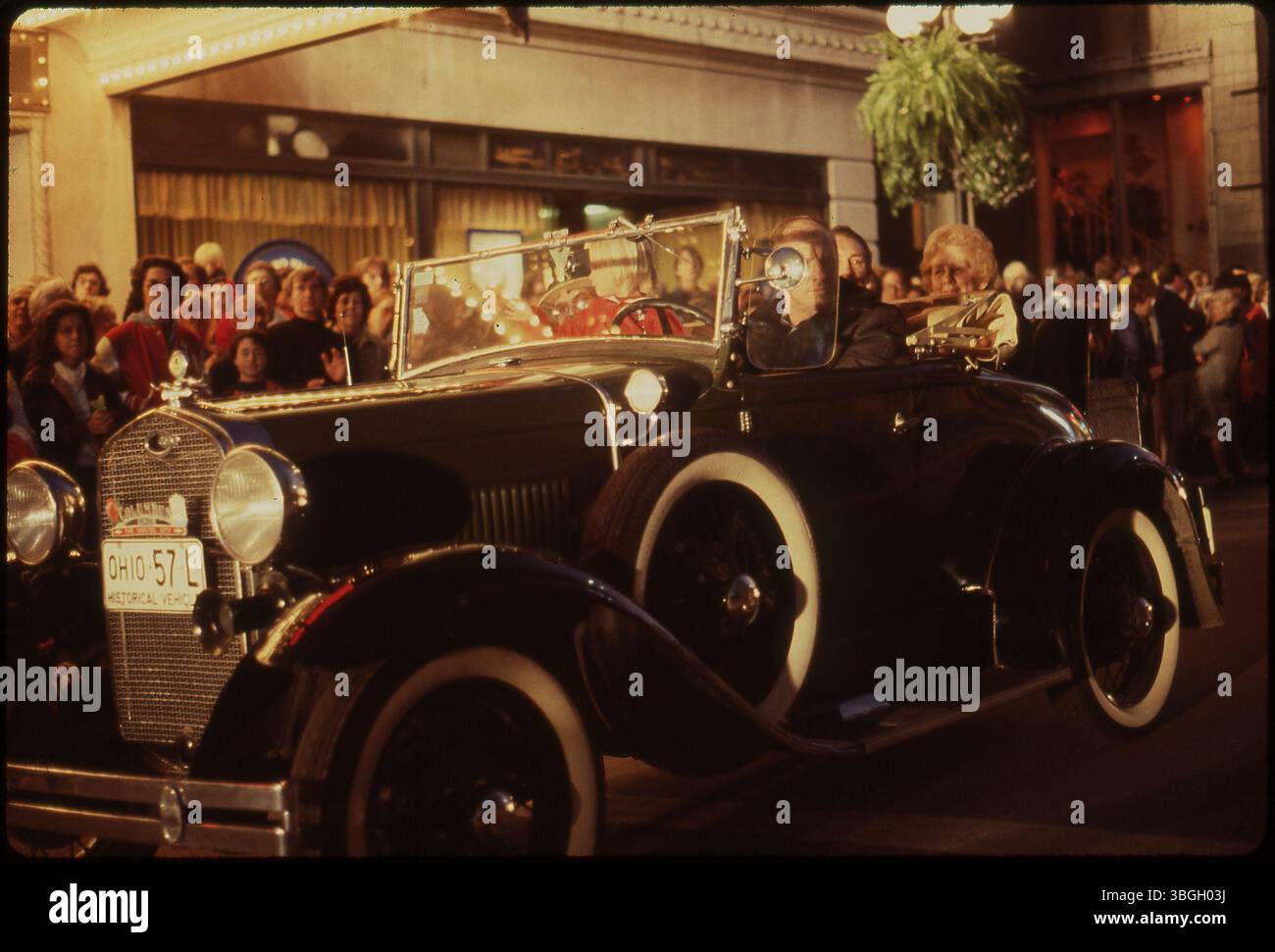 A Ford Model T drives in the 1978 Ohio State University Homecoming ...