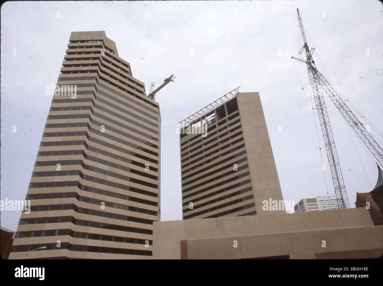 The construction site of the Sheraton Columbus at Capitol Square ...