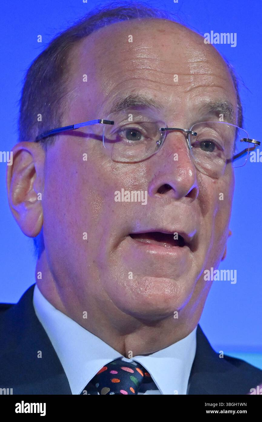 New York, USA. 05th June, 2025. Larry Fink, Chairman & CEO BlackRock ...
