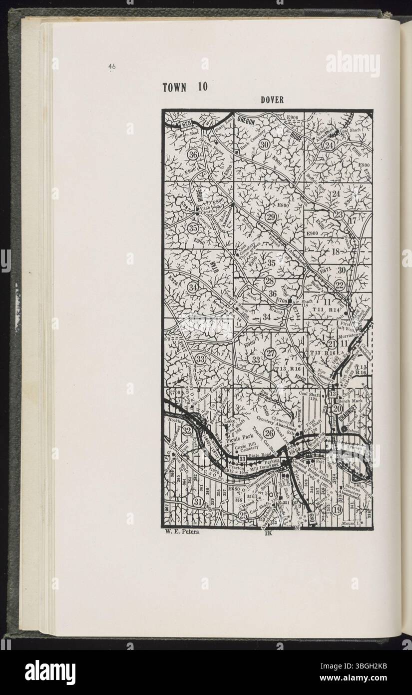 Athens County, Ohio 1947, a detailed historical reference, includes ...