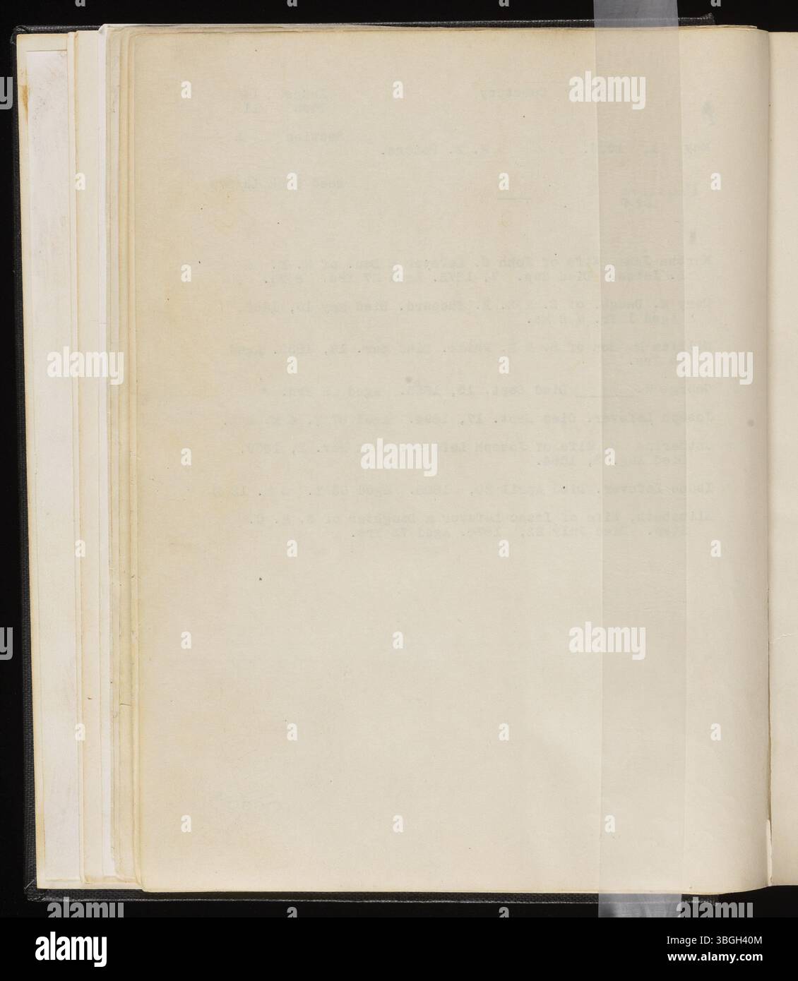 This page from W.E. Peters' scrapbook features documentation of Trimble ...