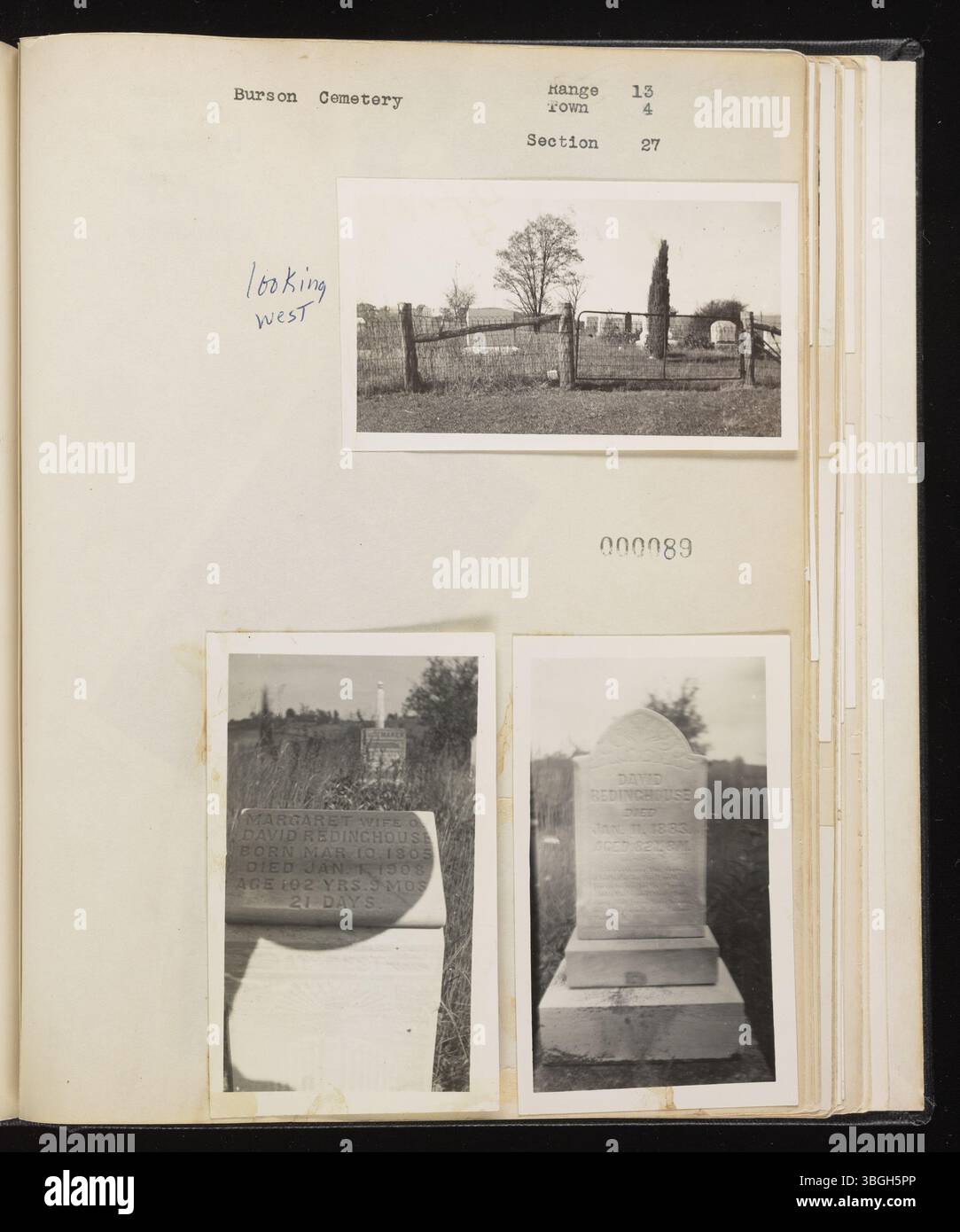 This page from W.E. Peters' Range Book v. 17 documents various sites in ...