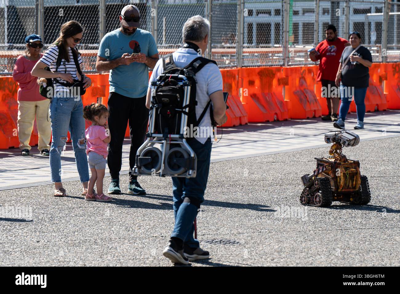 Seattle, USA. 28th May 2025. A remote controlled Wall-E robot on the ...