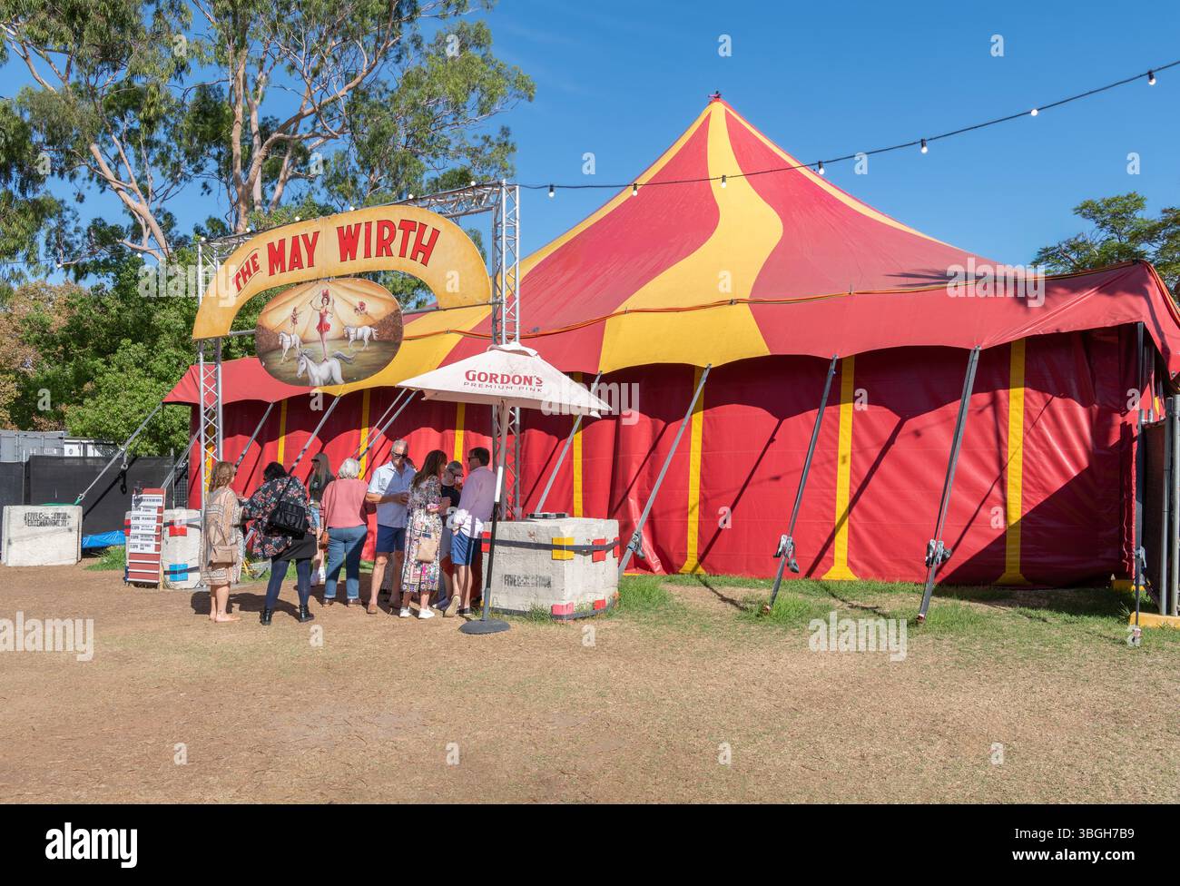 The May Wirth Venue tent at the Adelaide Fringe Festival, Adelaide ...