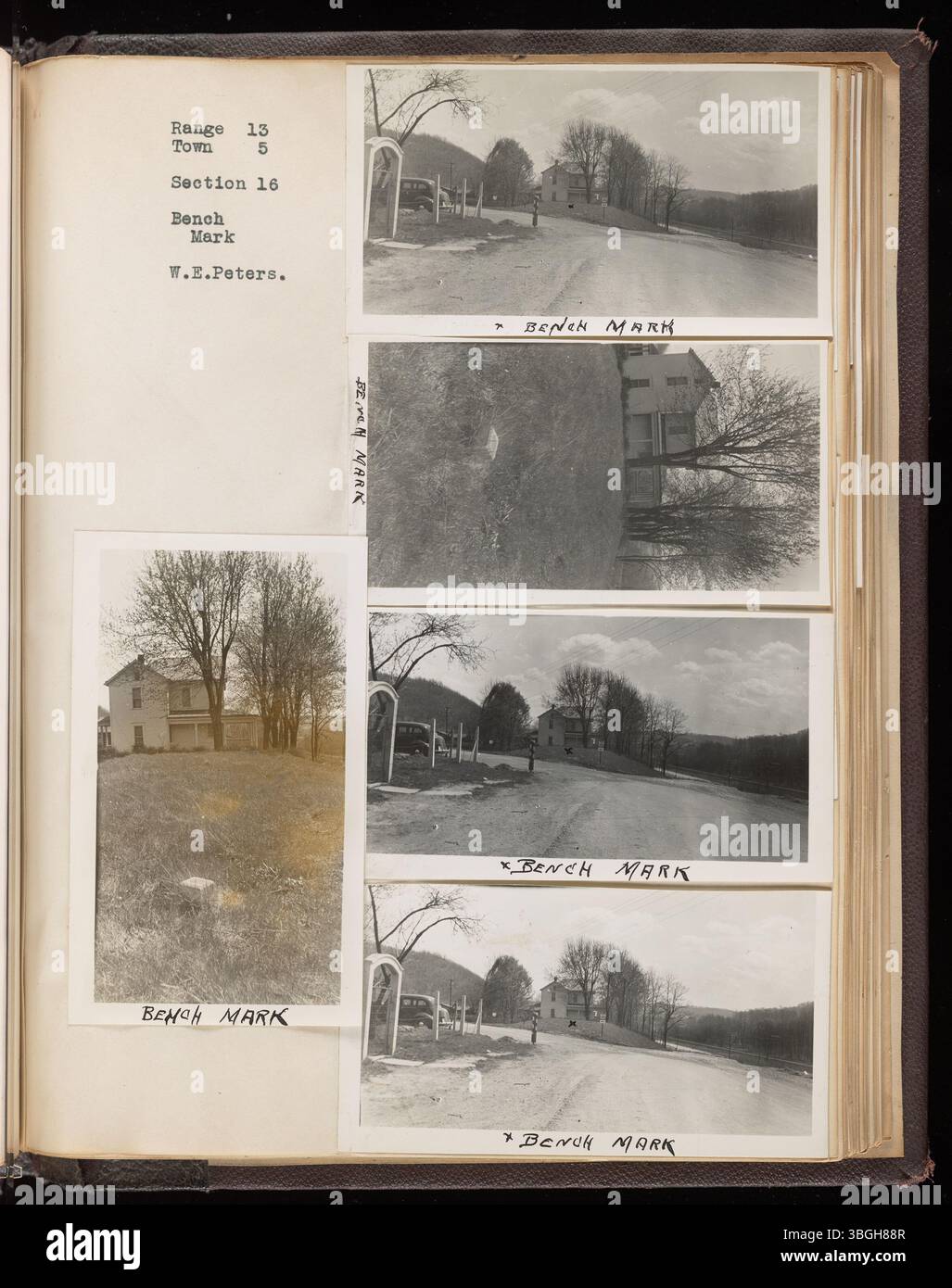 This scrapbook from 1939-1941 contains photographs and records of U.S ...