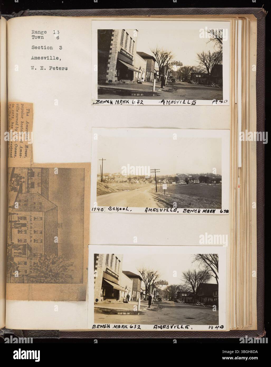 Page 62 from the scrapbook documents U.S. Geological Survey benchmarks ...