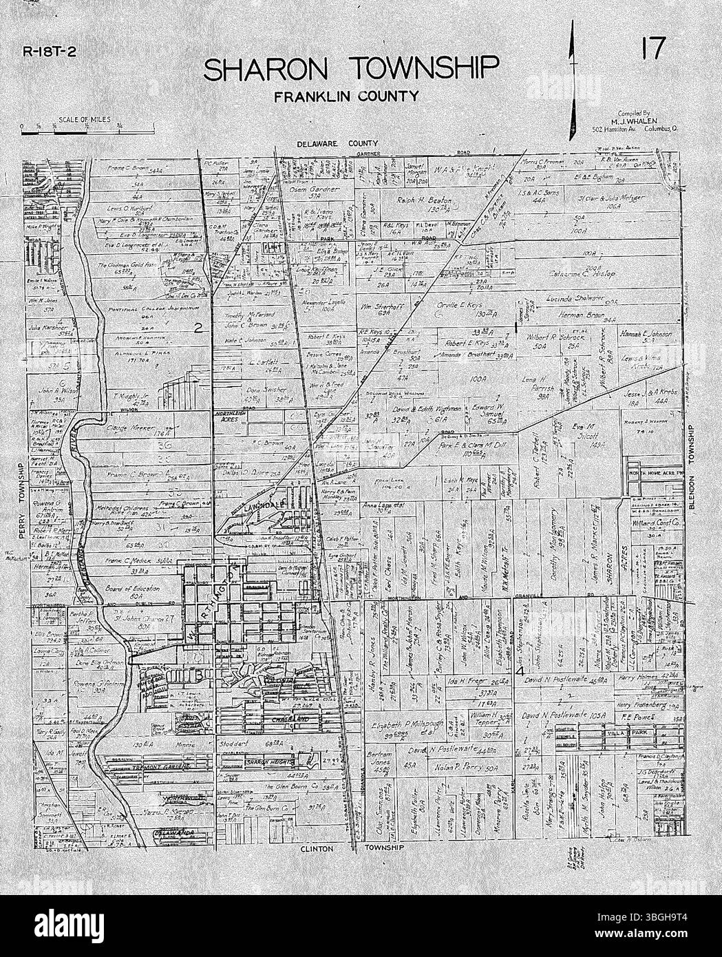 The 1933 Township Tax Maps of Franklin County, Ohio provide detailed ...