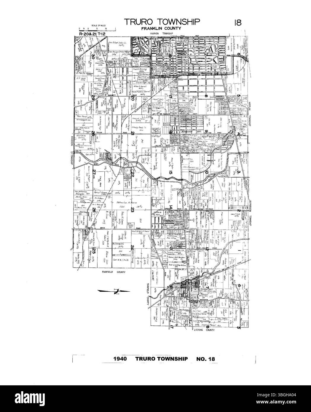 This page displays the 1940 Township Tax Maps of Franklin County, Ohio ...