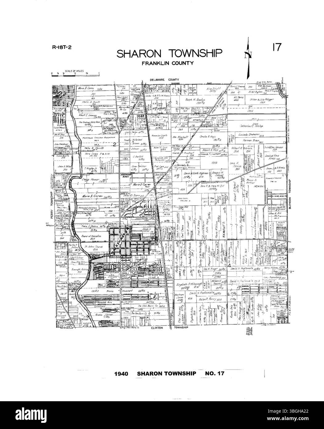 The 1940 Township Tax Maps of Franklin County, Ohio, on this page show ...