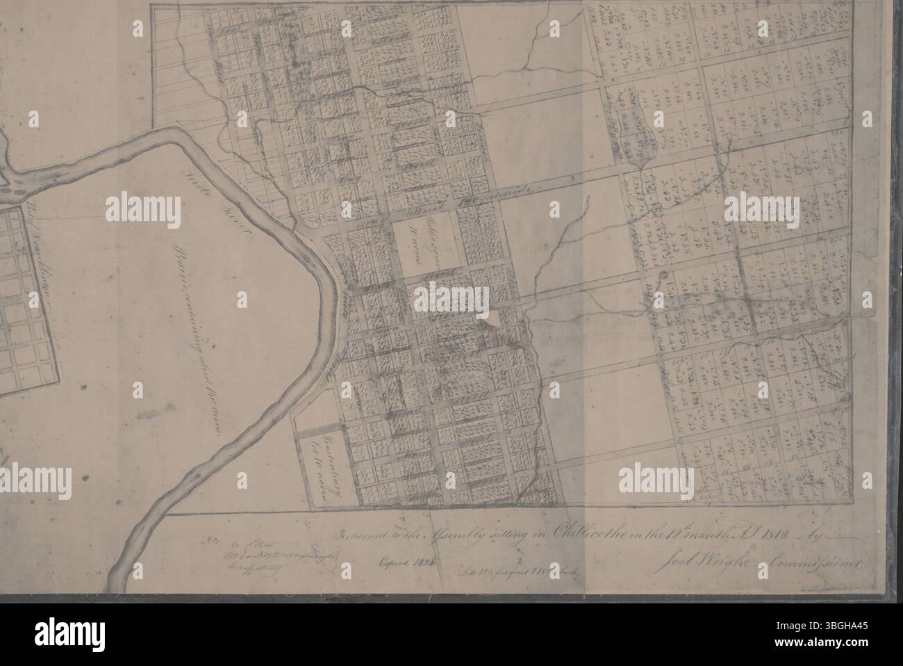 Map of franklinton hi-res stock photography and images - Alamy