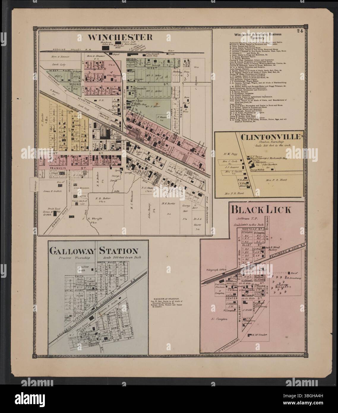 Page 14 of the 1872 Caldwell's Atlas of Franklin County and Columbus ...