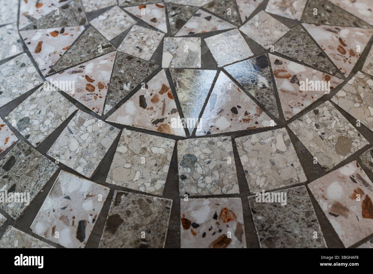 Mosaic Stone Tile Table Top Pattern Background Stock Photo - Alamy