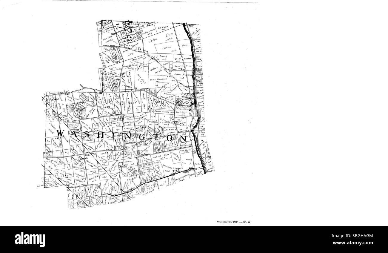 Franklin county townships Black and White Stock Photos & Images - Alamy