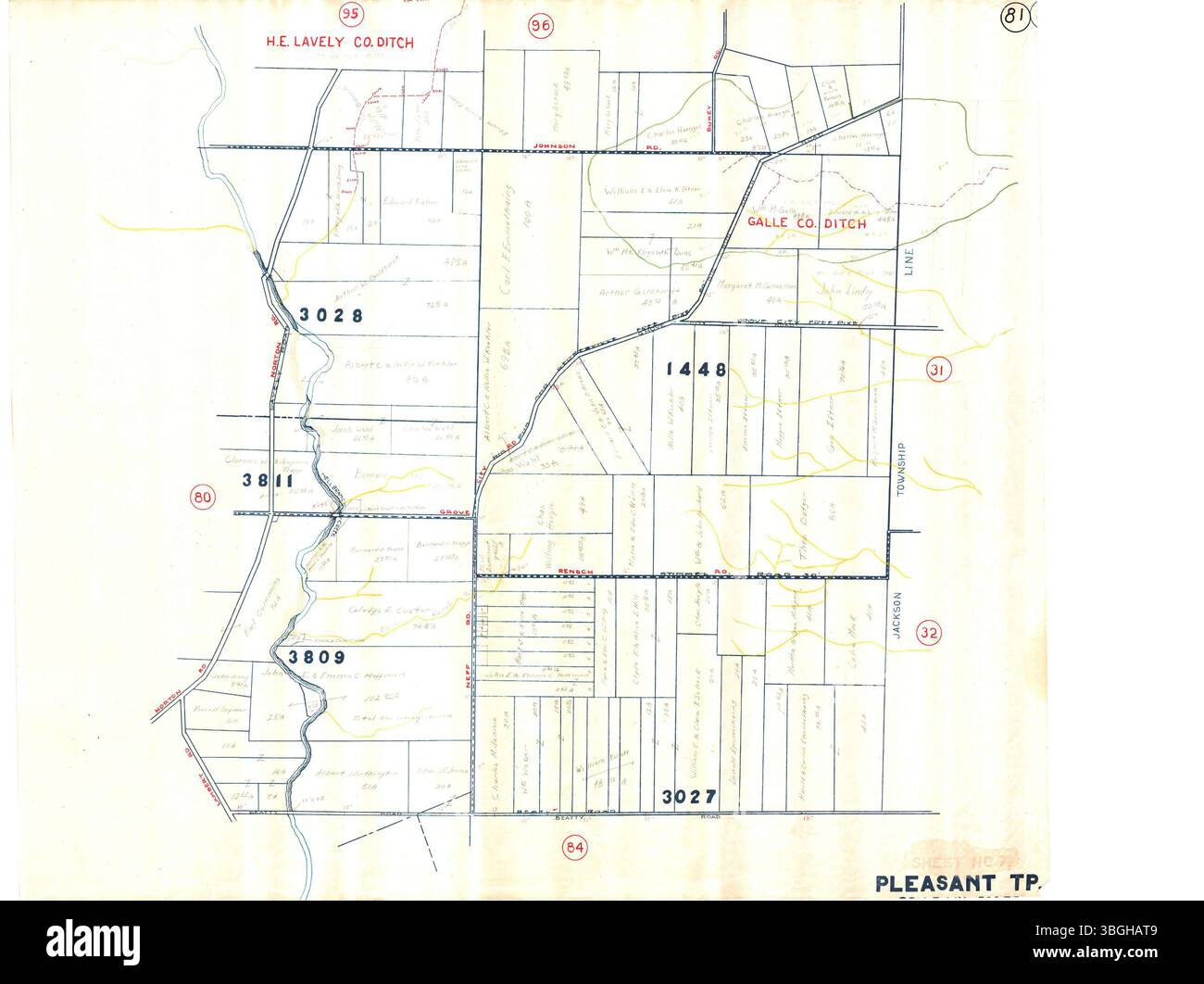 This page features the 1920s Franklin County Township Drainage Maps ...
