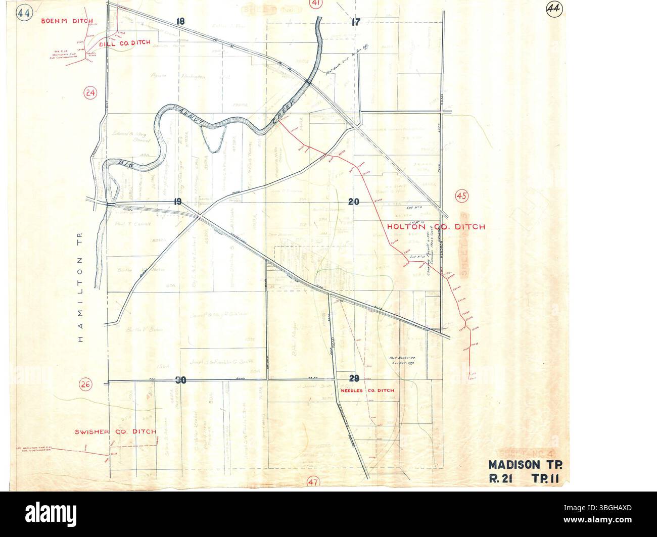 Page 44 of the 1920s Franklin County Township Drainage Maps ...