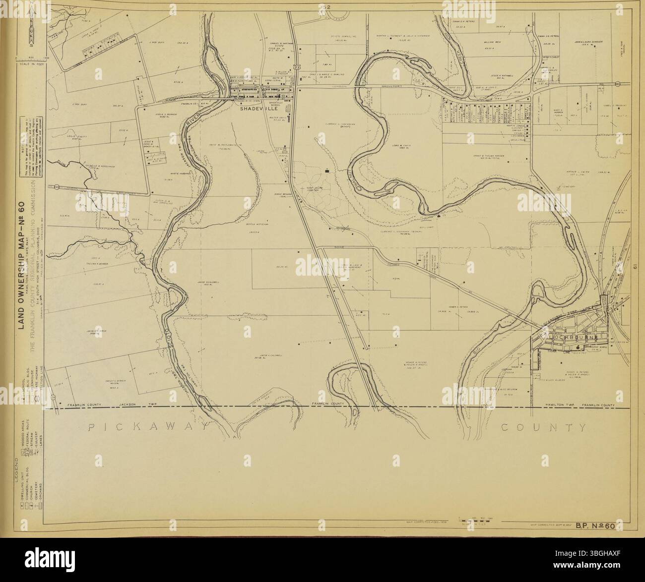 This page from the 1952 and 1959 Franklin County Land Ownership Maps ...