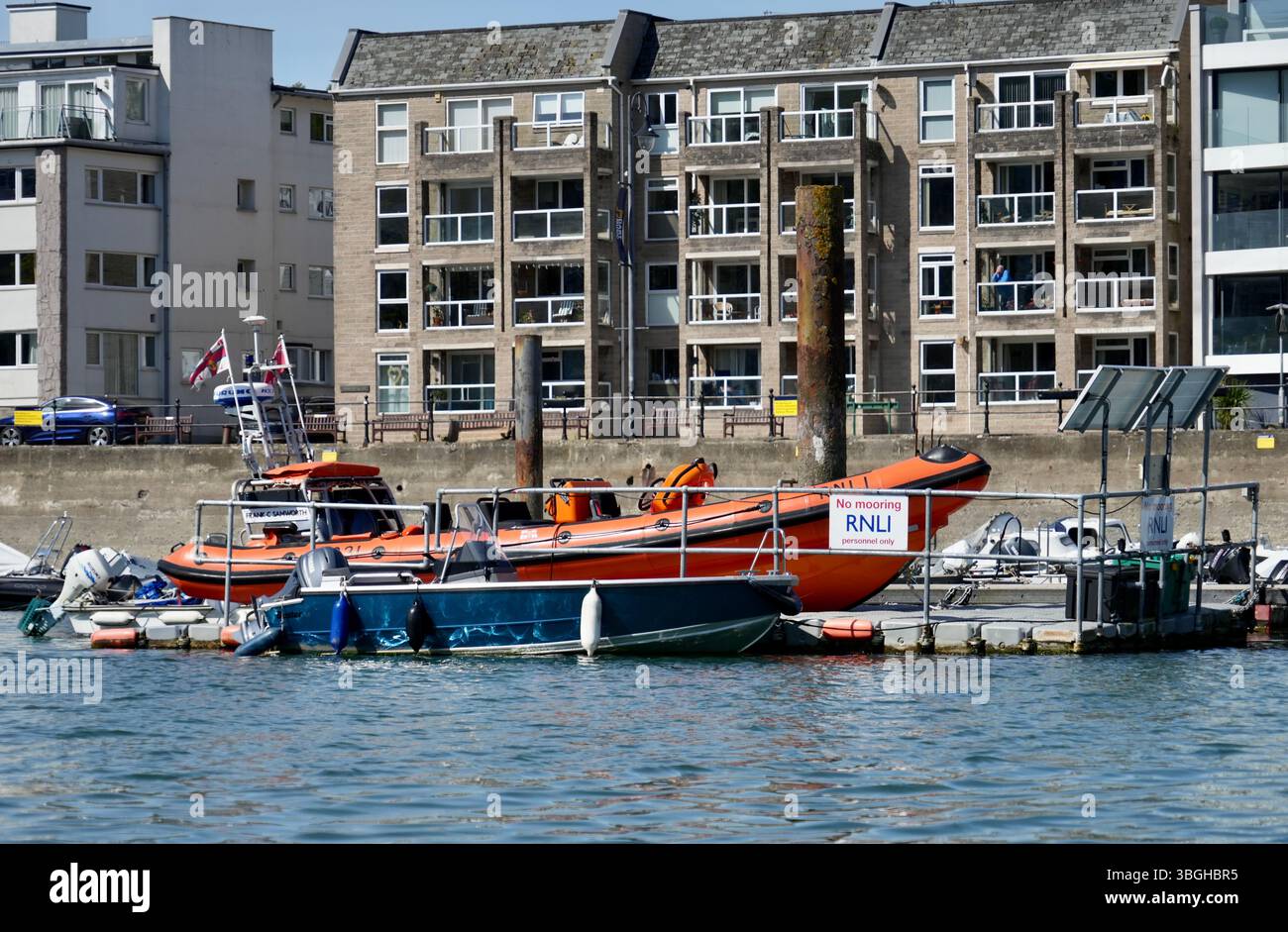 RNLI Atlantic 85 class lifeboat Frank C Samworth on The River Dart ...