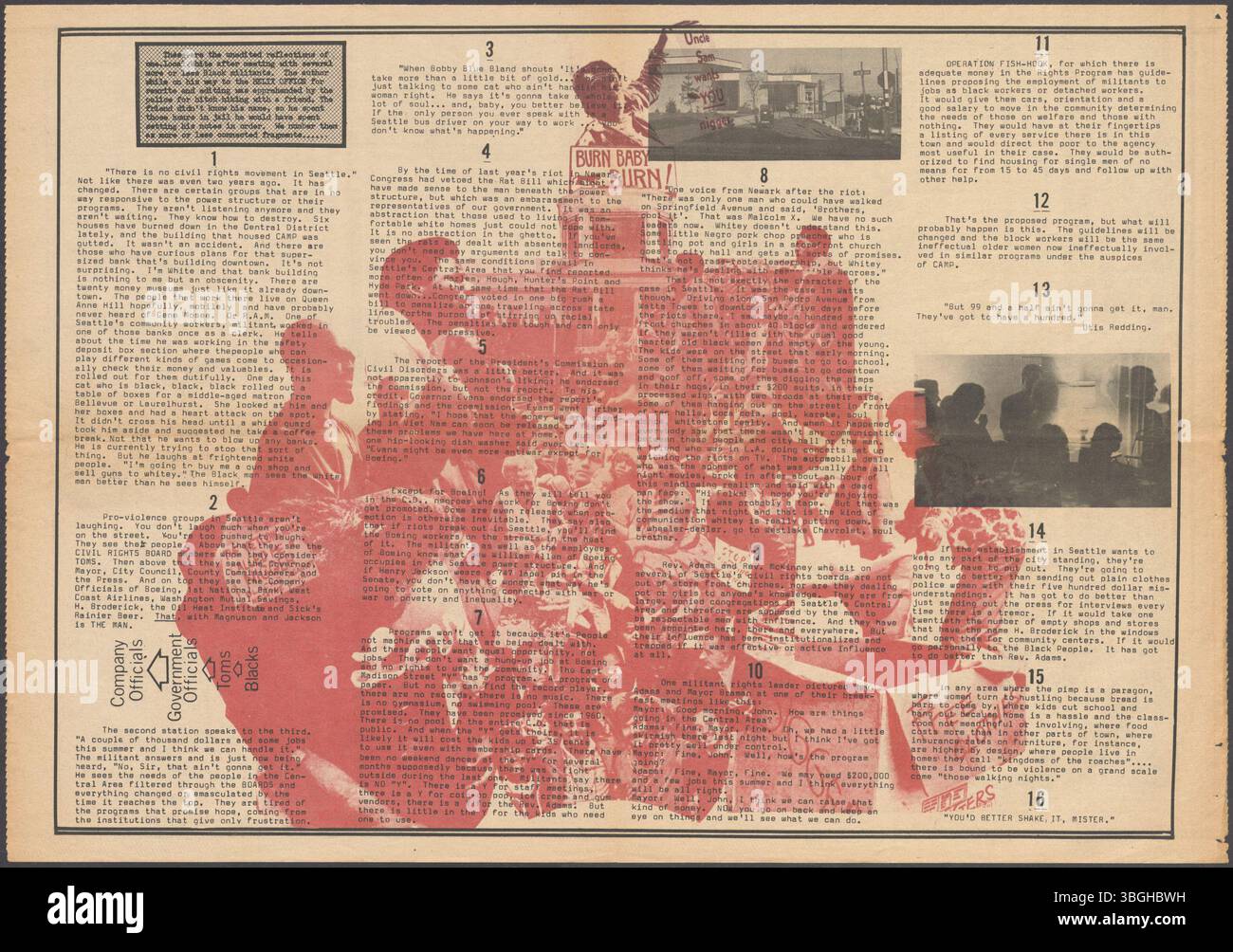 Page 10 of the March 14, 1968 Helix issue forms part of the center ...