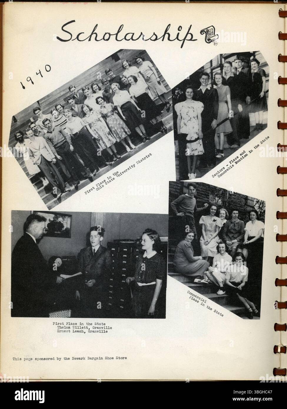The 1941 Lickingana Yearbook features students from various Licking County, Ohio, high schools ...
