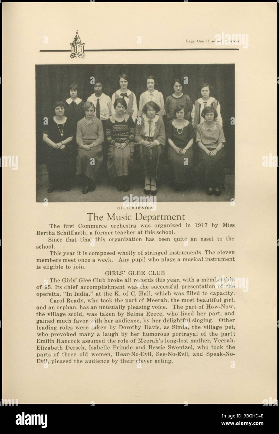 The 1924 Annual yearbook documents Central High School's transformation ...