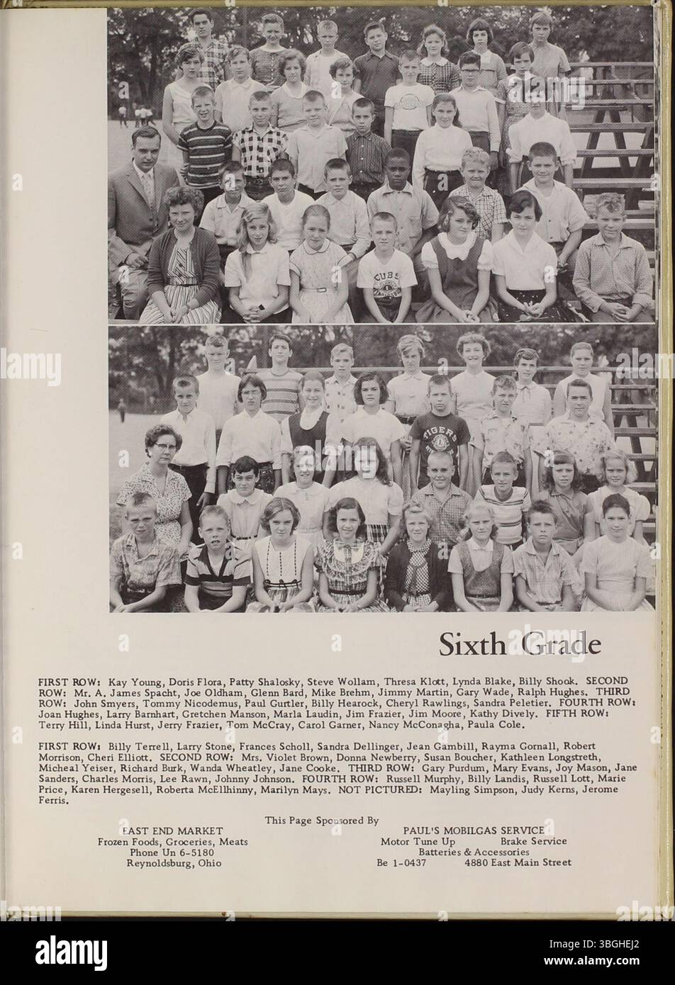 Reynoldsburg High School's Reynolian yearbook from 1958 provides an ...