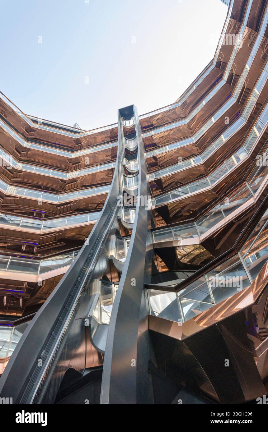 Interior of the observation tower at Hudson Yards Stock Photo - Alamy