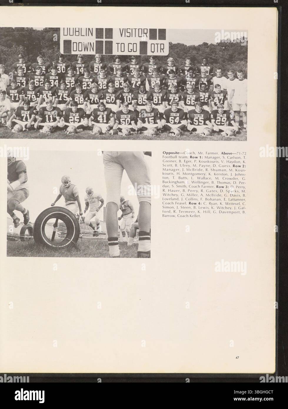 The Shamrock yearbook from 1972 commemorates Dublin High School ...