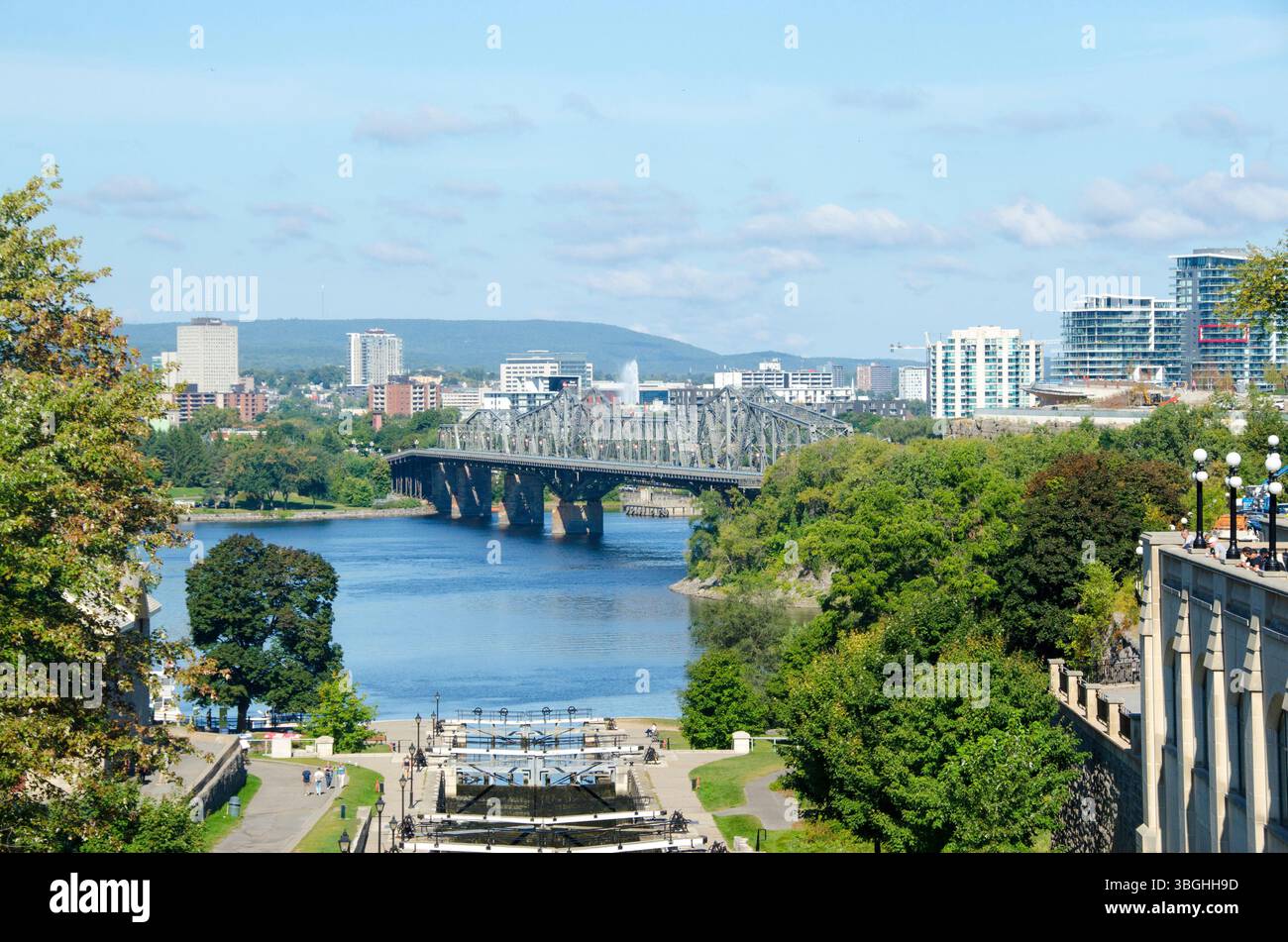 Ottawa River and Gatineau in Quebec Stock Photo - Alamy