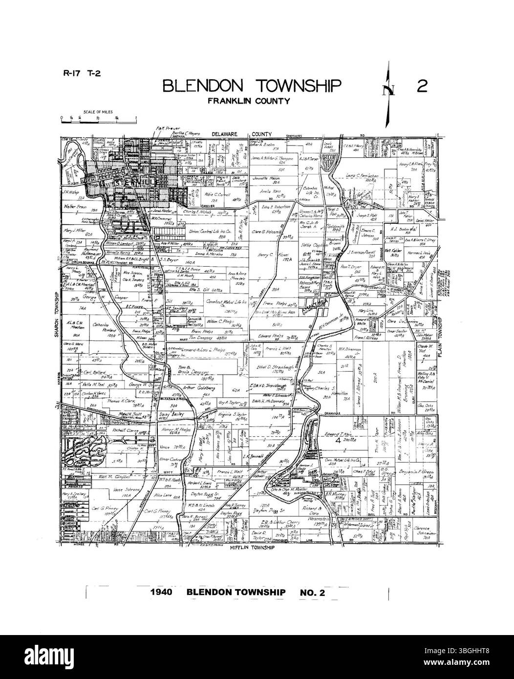 The 1940 Township Tax Maps of Franklin County, Ohio, include detailed ...