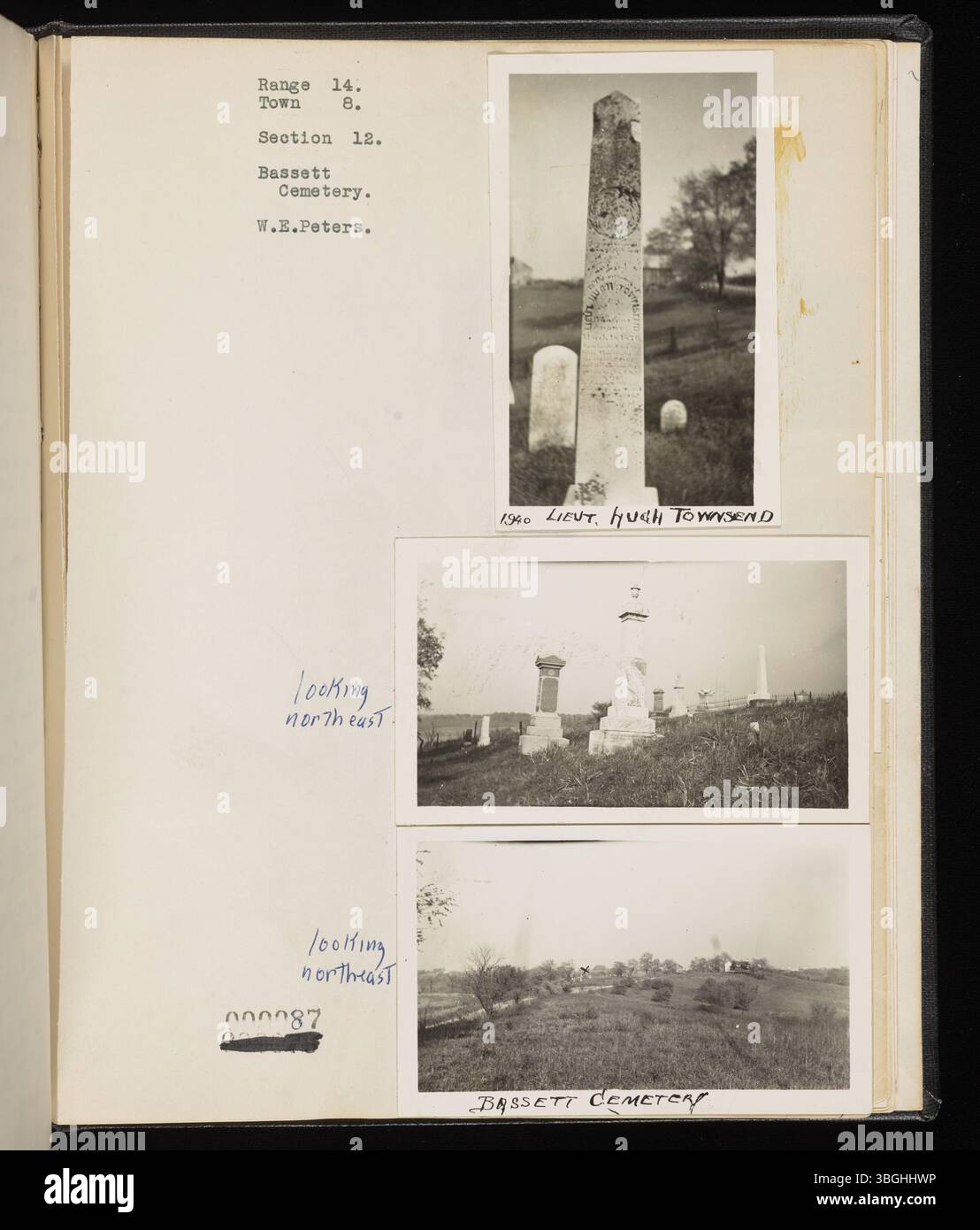 This page of W.E. Peters' scrapbook from Range Book v. 01 documents ...