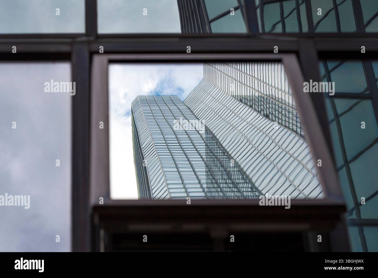 Blurred reflection in window hi-res stock photography and images - Alamy