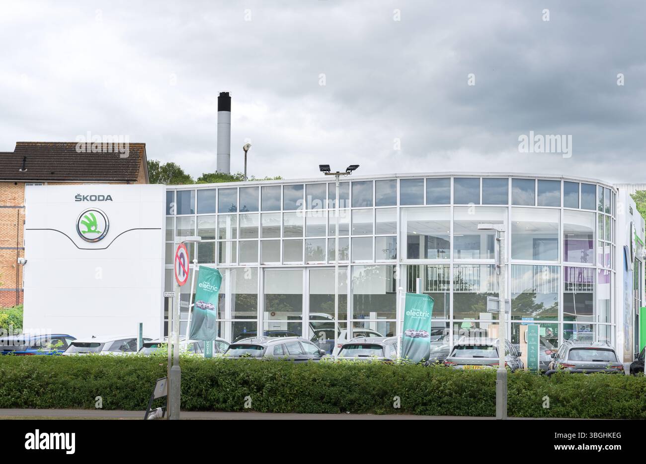 Skoda car showroom, Northampton, England Stock Photo - Alamy