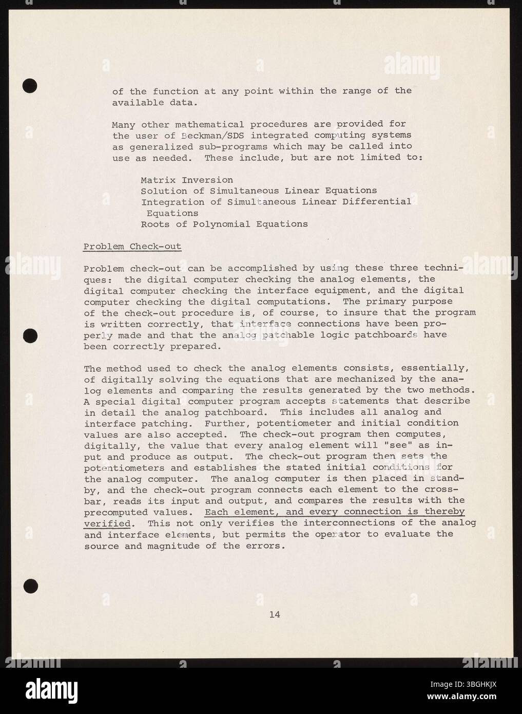 The Beckman-SDS Integrated Computing System Model 2220/920, introduced ...